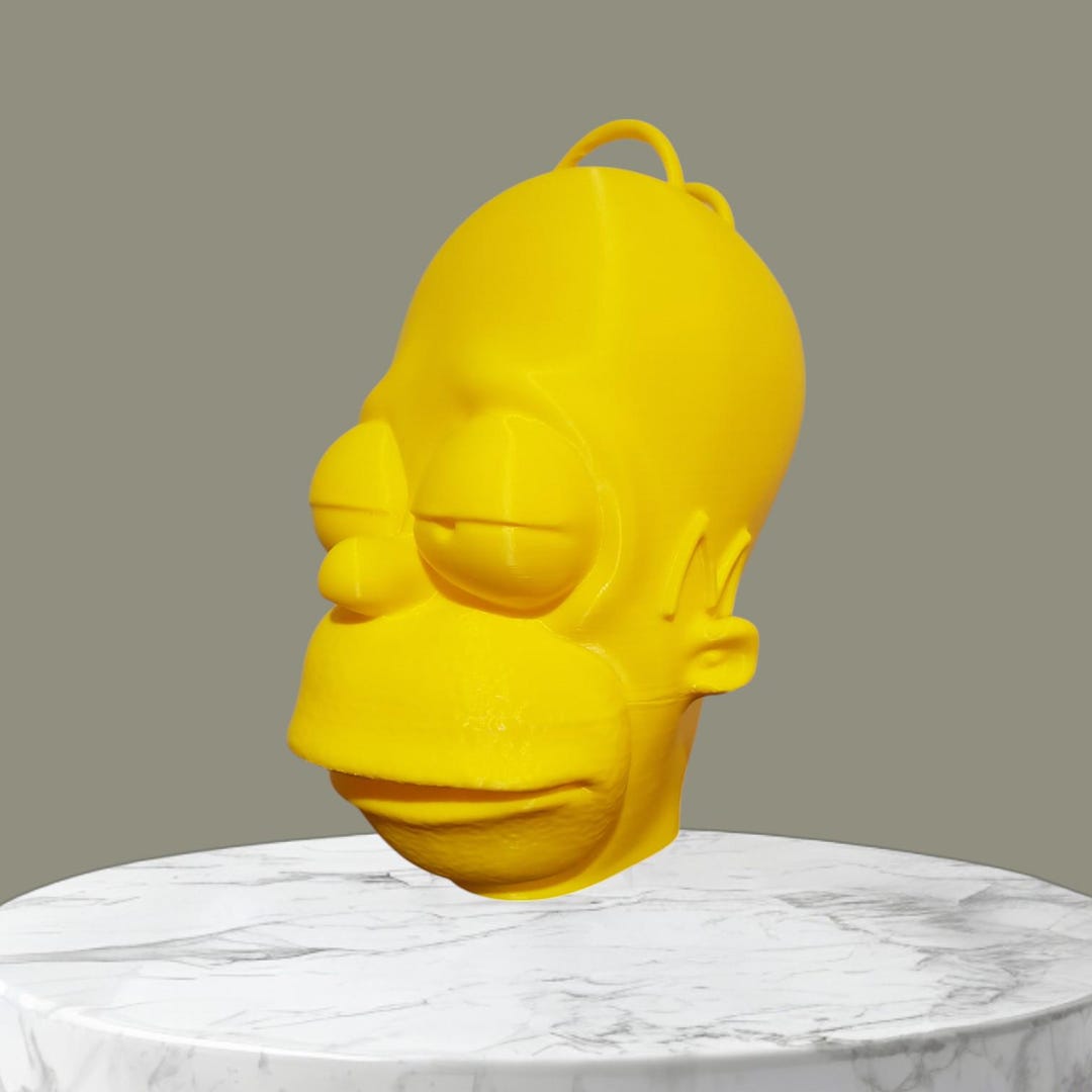 Homer Simpson Headphone Stand, Funny Gamer Desk Accessory, Geeky ...