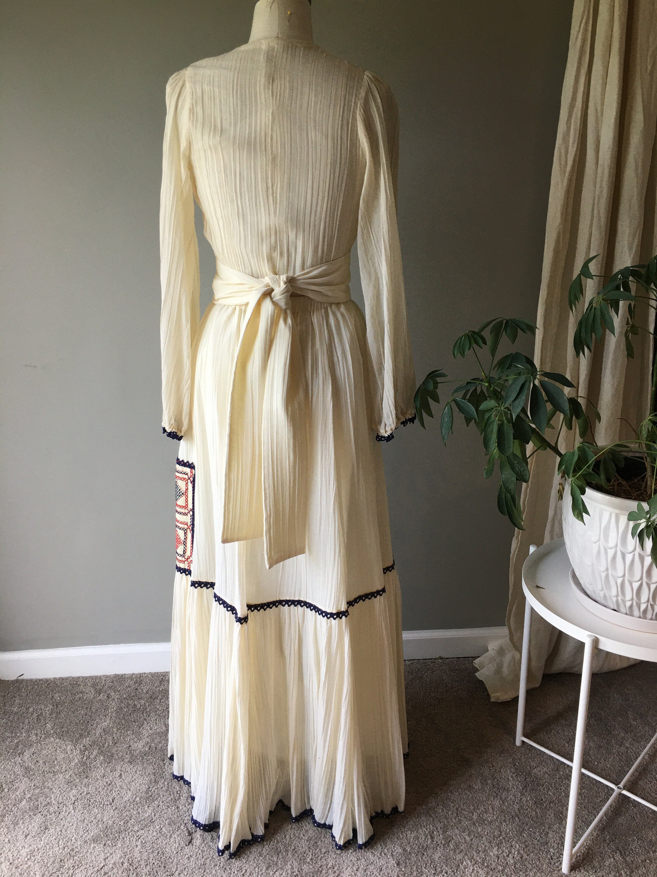 1970s Chessa Davis Bohemian Skirt Set. Blouse Skirt & Sash | Etsy