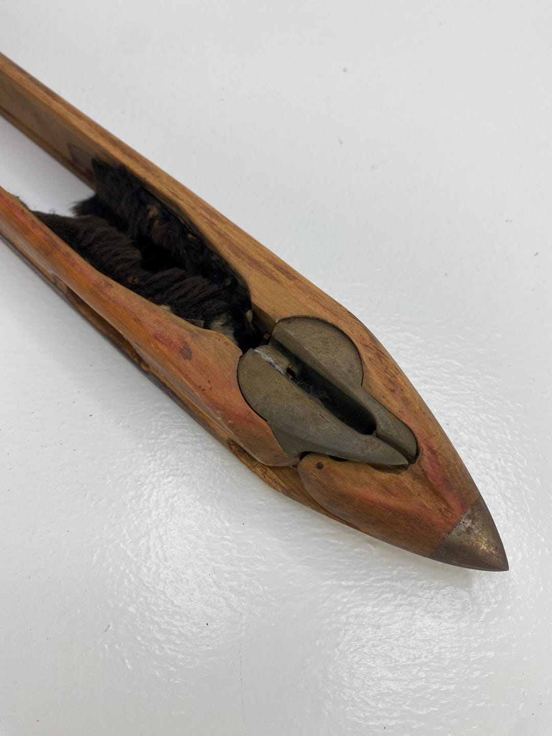 Antique Wooden Loom Boat Shuttle. Weaving. Beautifully Made. Solid ...