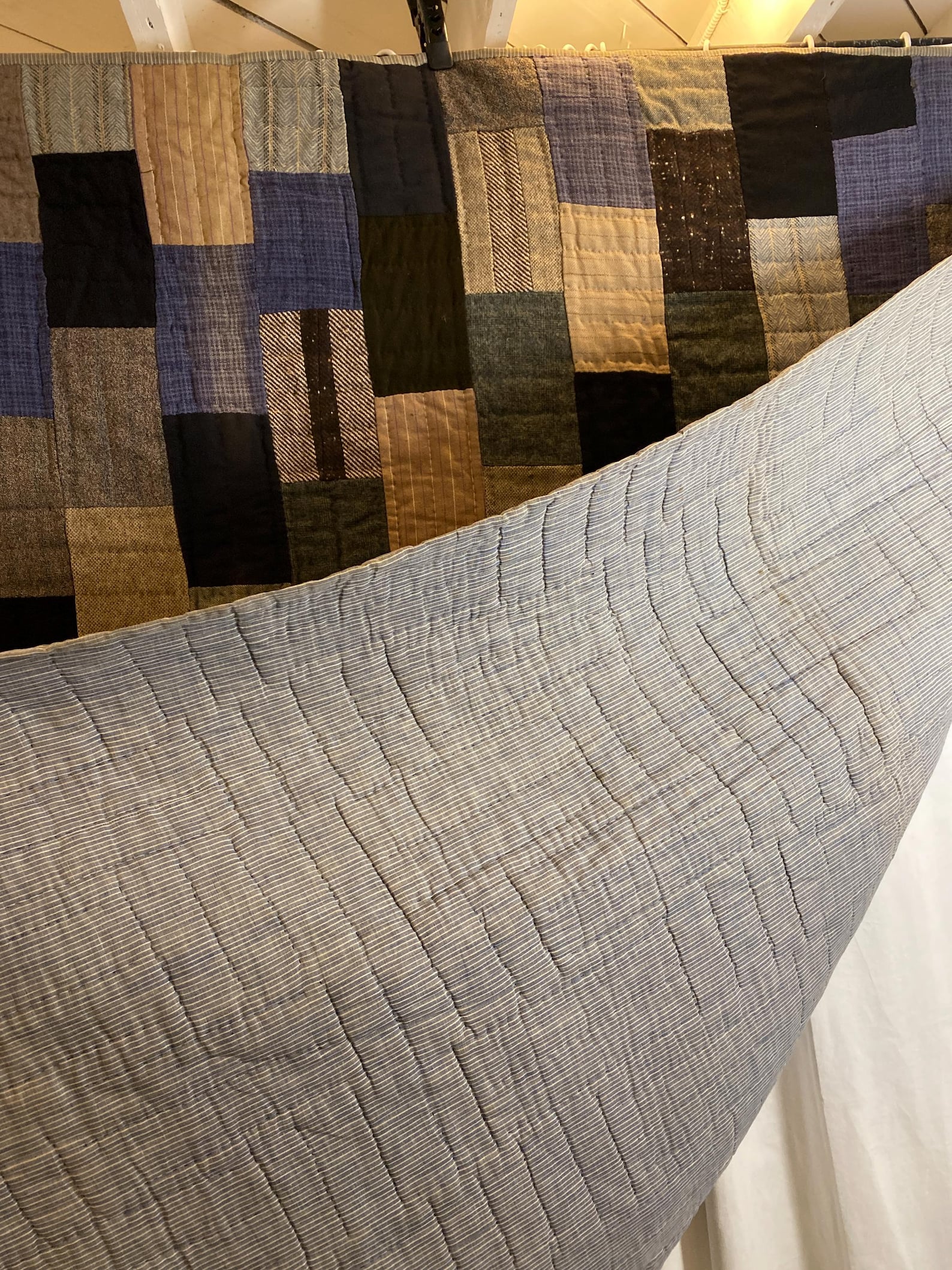 1930s Depression Era Vintage Quilt. Incredible Design - Red Bullseye in ...
