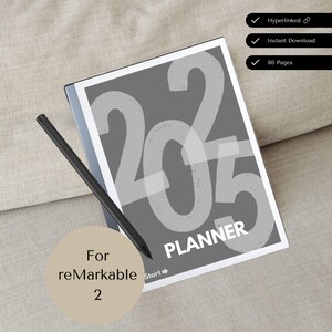 Remarkable 2025 Planner | Remarkable 2 Calender | Remarkable 2 ...