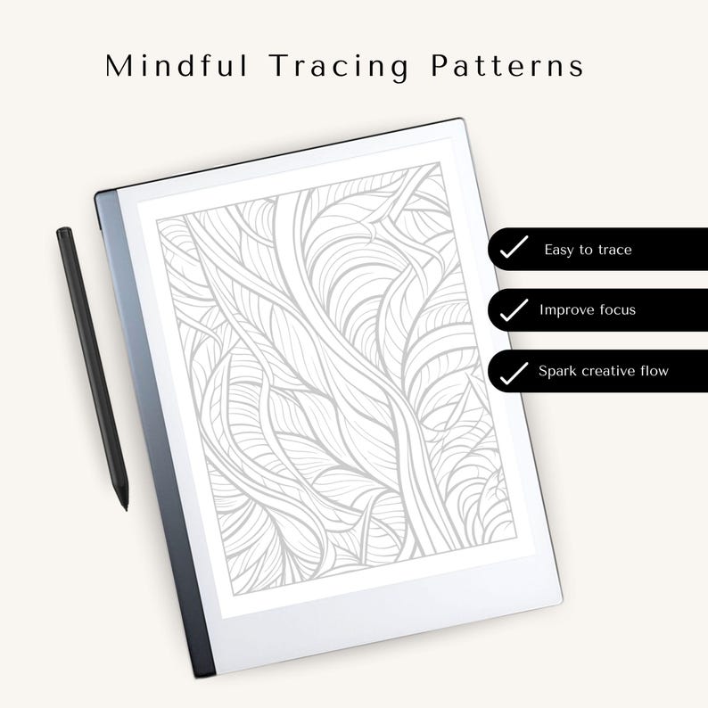Remarkable Tracing Book | Mindful Tracing Patterns | Remarkable 2 ...