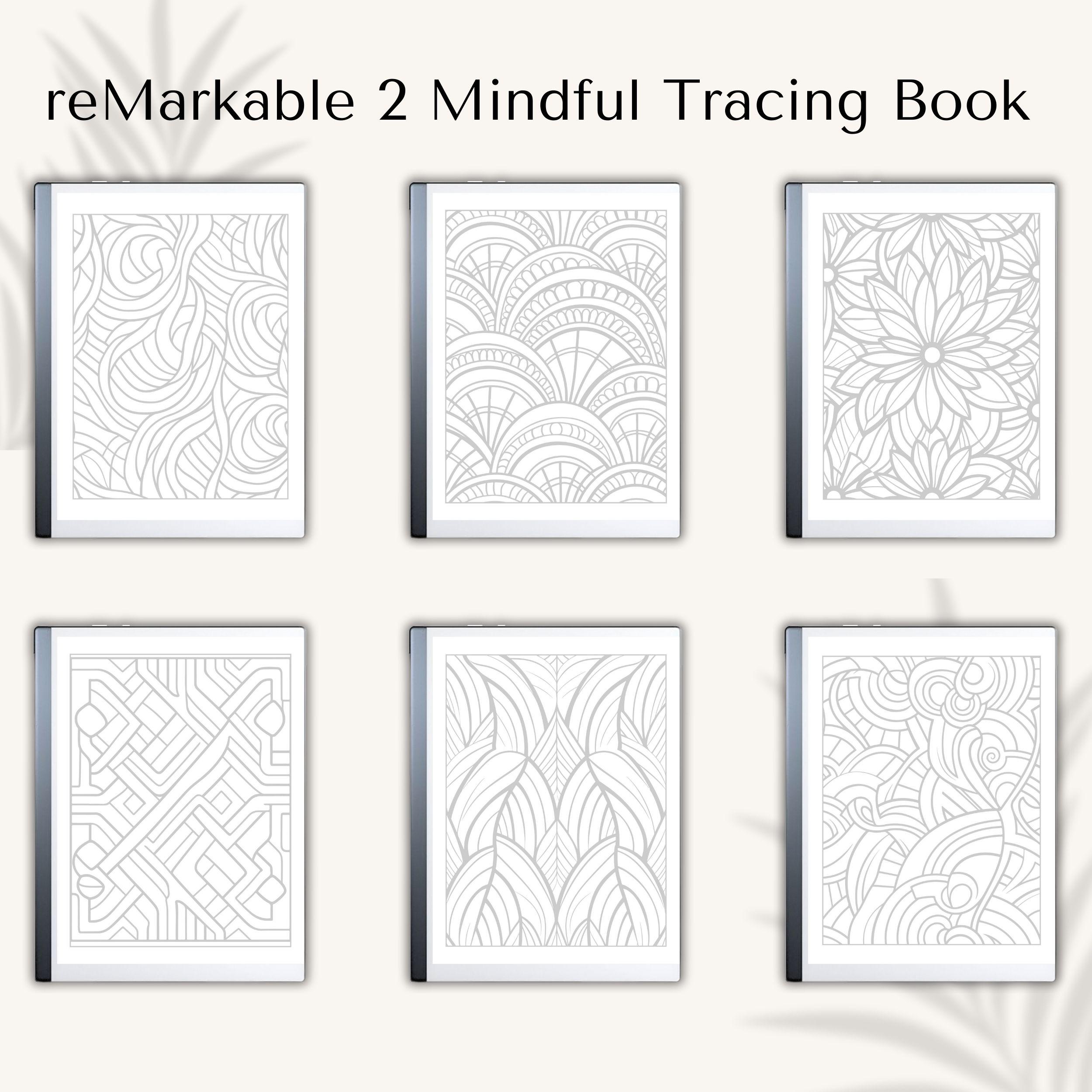 Remarkable Tracing Book | Mindful Tracing Patterns | Remarkable 2 ...
