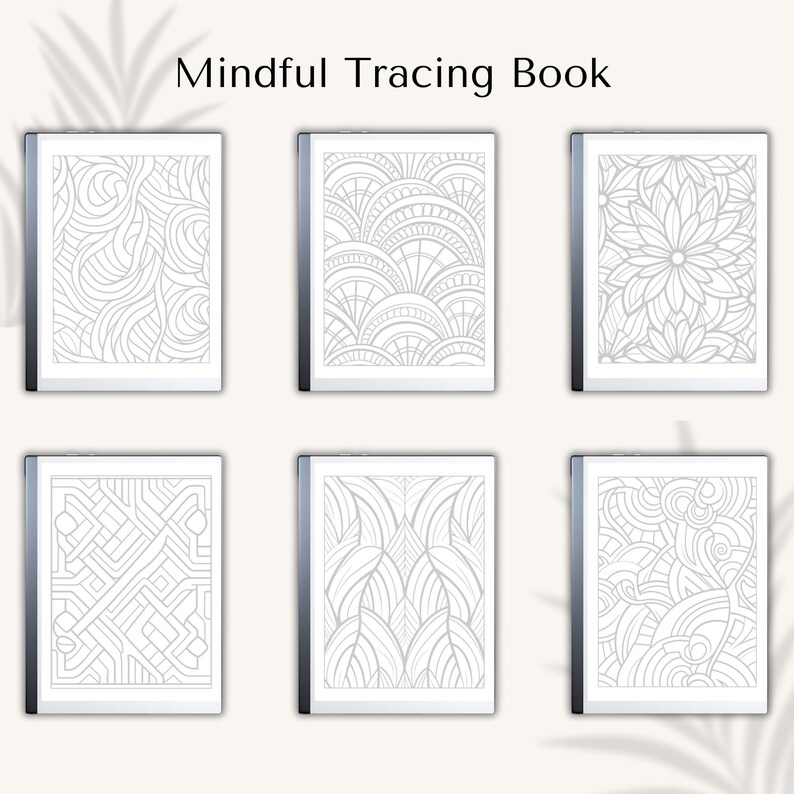 Tracing Book for Remarkable | Mindful Tracing Patterns | Remarkable 2 ...