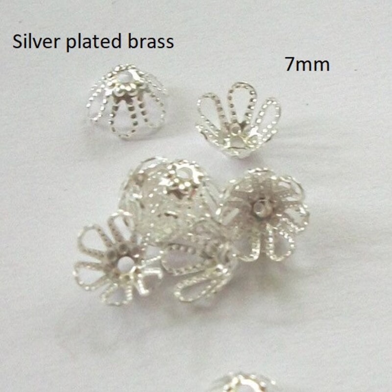 Filigree Bead Caps - Etsy