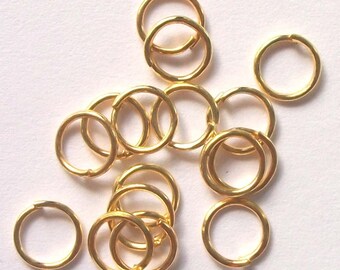 6mm brass Jump Ring findings 100 pieces twisted rings 16 | Etsy