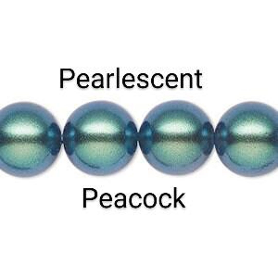 Clearance Preciosa Czech Crystal Pearl Beads Round Beads Pearlescent ...