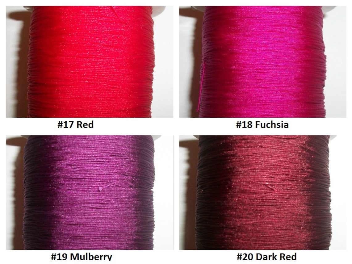 0.5mm Braided Nylon Cord Silk Chinese Knotting Cord Macrame | Etsy