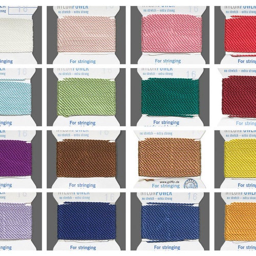 2 Yards Griffin Silk Thread All Colors All Sizes 0 1 2 3 - Etsy