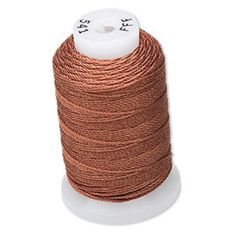 Purely Silk Thread Brown 1 Spool or Card Size D Size E Size F - Etsy