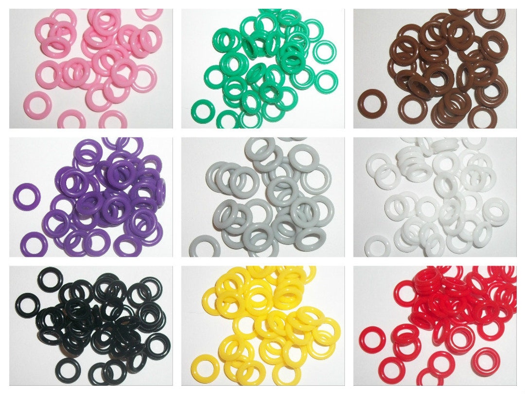 20/50/100 Oh Ring Connectors 7mm 10mm Silicone Non Latex Components ...
