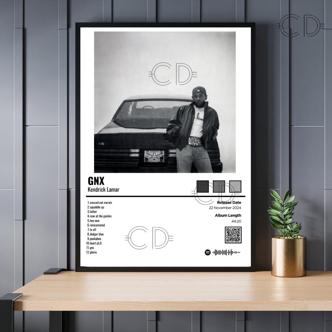 GNX by Kendrick Lamar | Album Poster | Album Poster White Digital ...