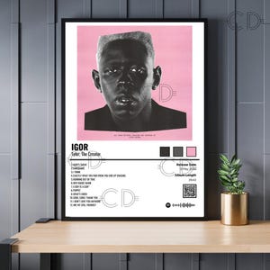 IGOR by Tyler, the Creator | Album Poster | Album Poster White Digital ...