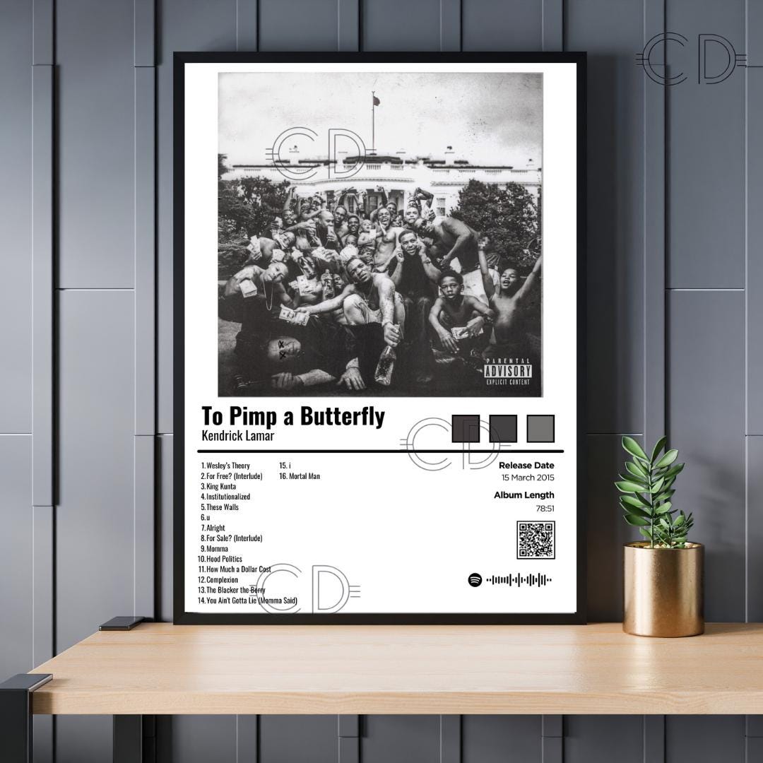To Pimp A Butterfly by Kendrick Lamar | Album Poster | Album Poster ...