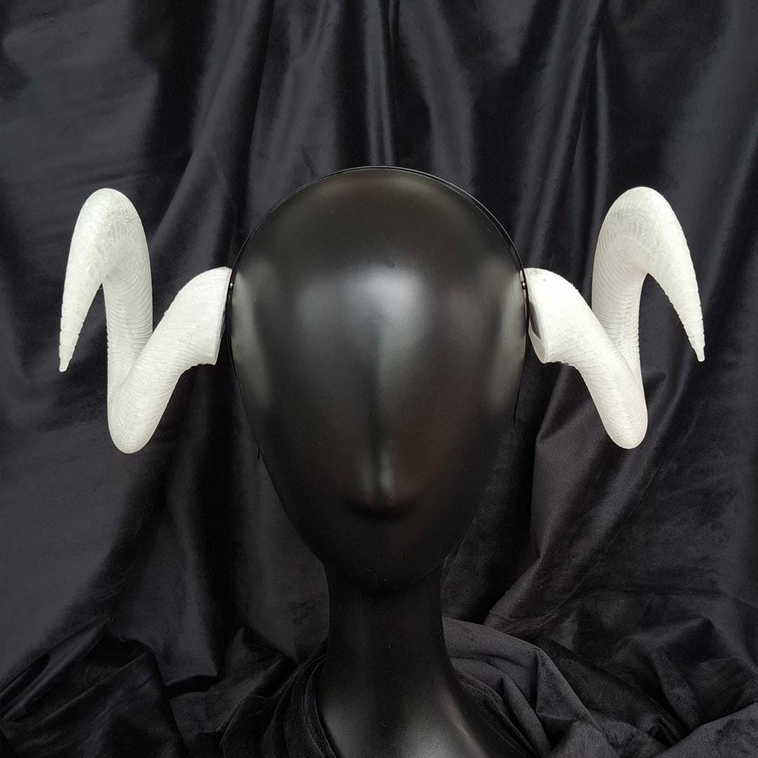 LED Ram Horns (3D Print) - Etsy