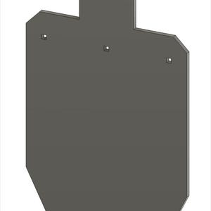 IPSC Human Silhouette Target DXF File – Life-sized Shooting Target - Etsy