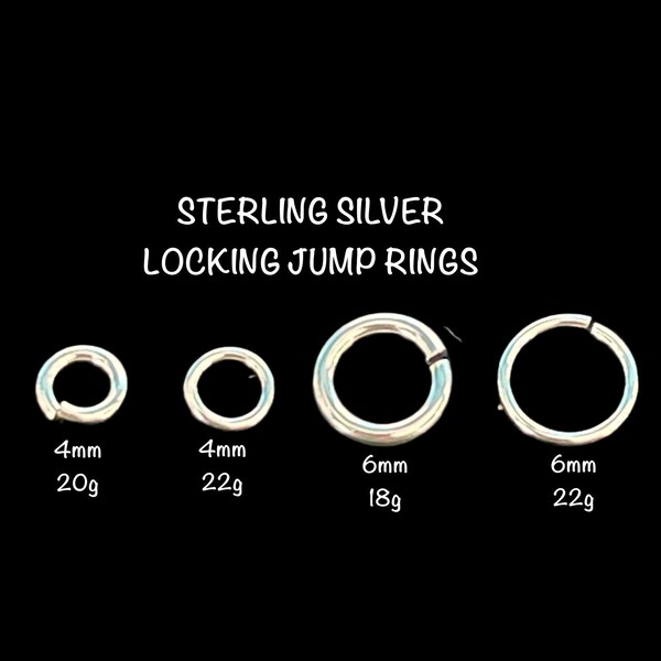 Locking Jump Rings - Etsy
