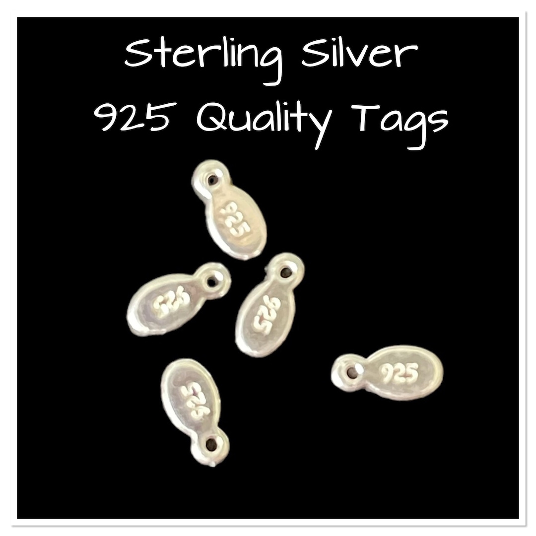 Sterling .925 Quality Tags, 925, Quality Tags for Jewelry, TINY Quality ...