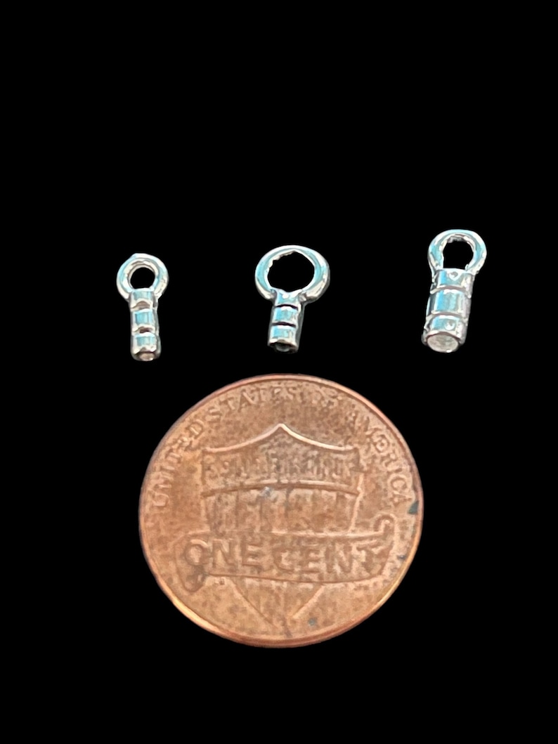 Crimp End W/loop 1 PAIR Chain End Cord End Sterling - Etsy