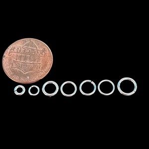 Jump Ring,sterling Silver Jump Ring, 4mm Jump Ring, 6mm Jump Ring, 7mm ...