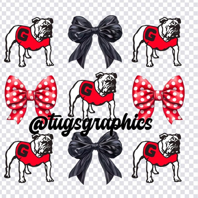 Georgia Bulldogs Embroidery - Etsy