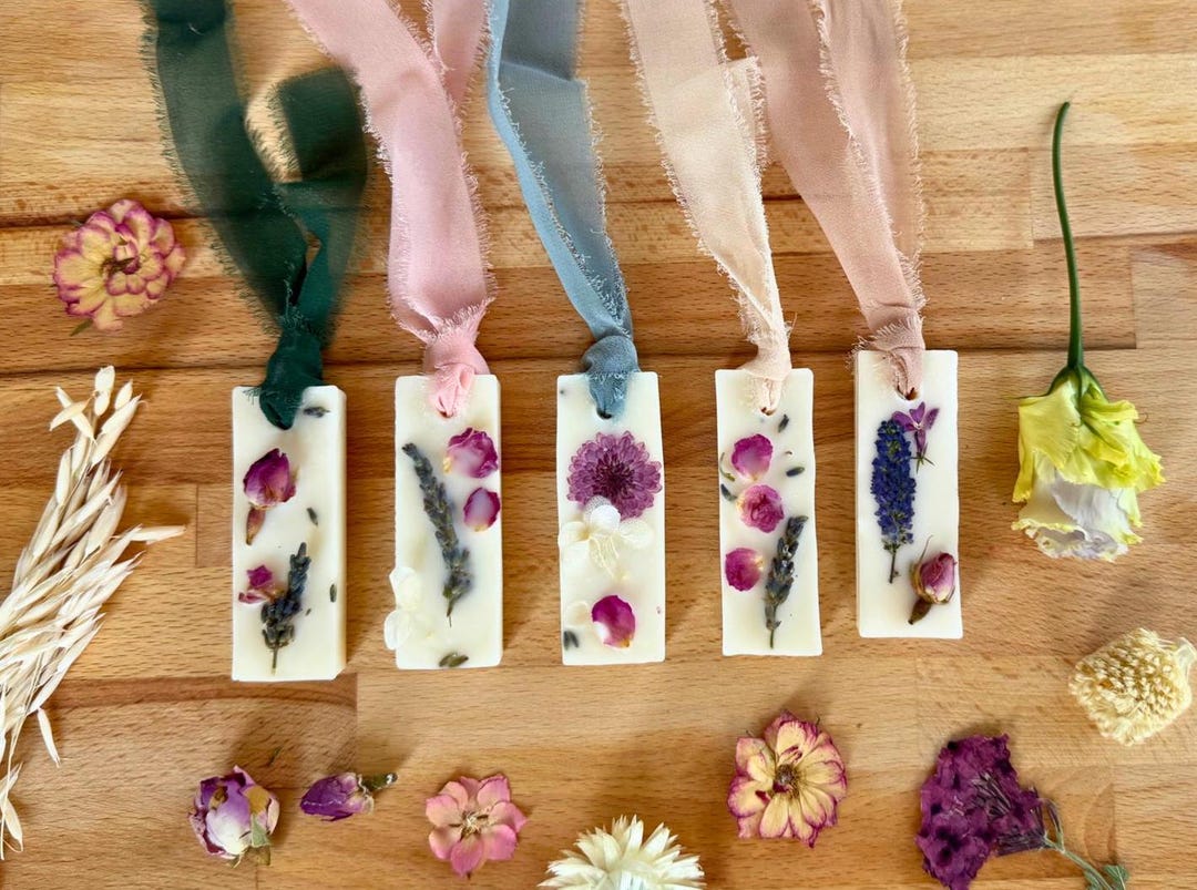 Botanical Wax Sachets (set of 2): Handmade Natural Home Fragrance - Etsy