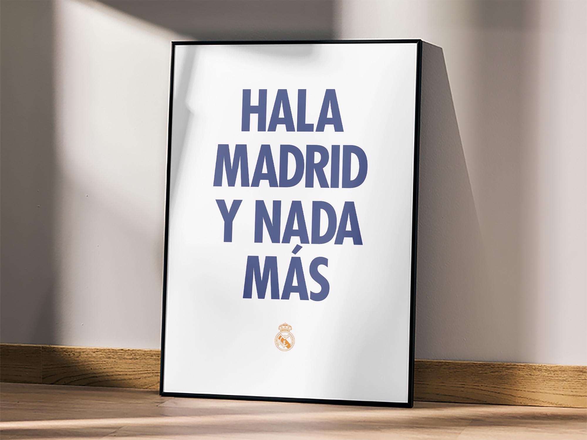 Hala Madrid Poster, Real Madrid CF Poster - Etsy