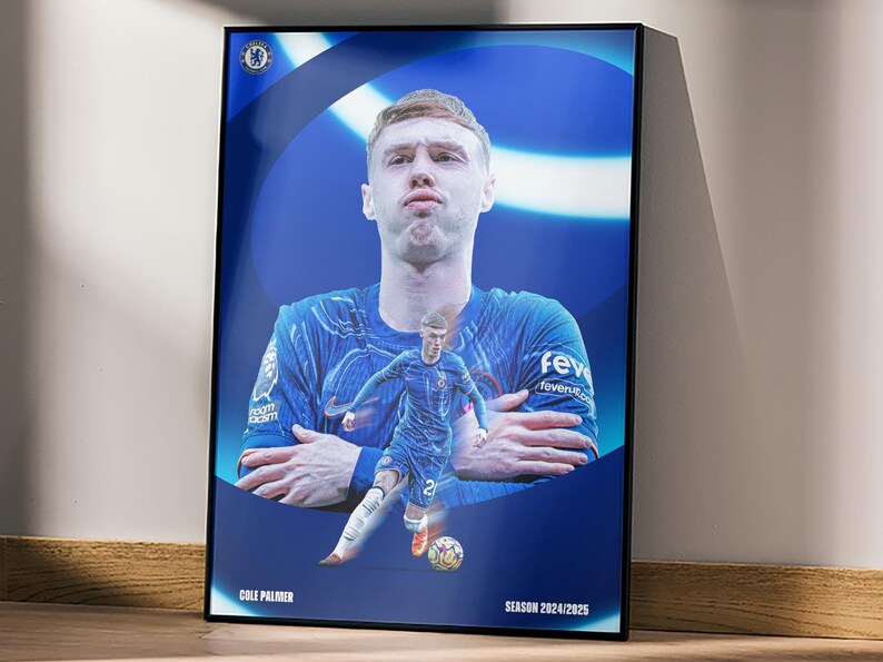 Cole Palmer Poster, 2024/2025, Chelsea FC Player Digital Poster - Etsy
