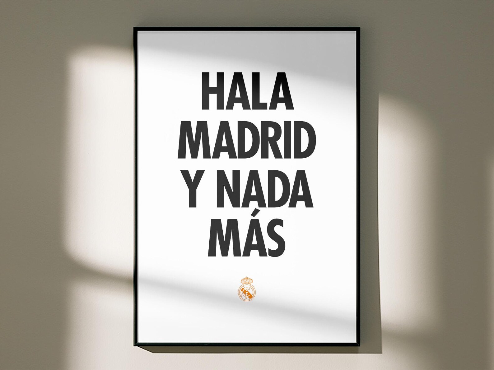 Hala Madrid Poster, Real Madrid CF Poster - Etsy