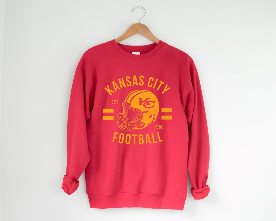 Vintage KC Chiefs Sweater, Kansas City Chiefs Sweatshirt, Kansas City ...