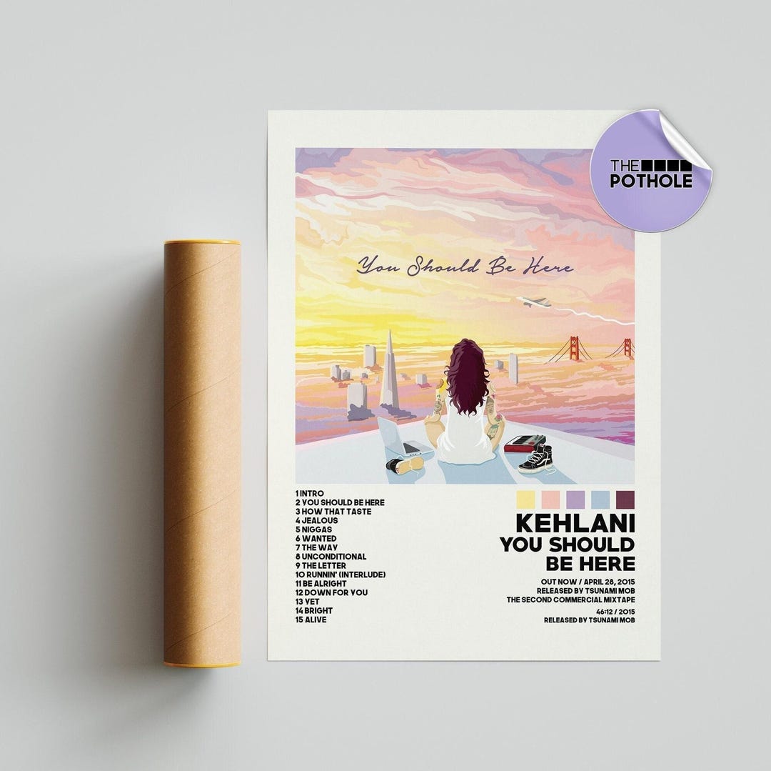 Kehlani Posters / You Should Be Here Poster / Album Cover Poster ...