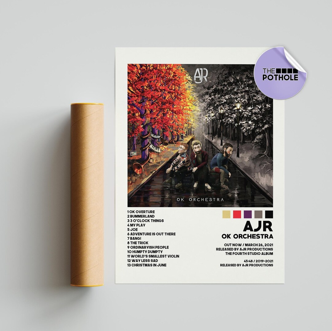AJR Posters / Ok Orchestra Poster / Album Cover Poster, Poster Print ...