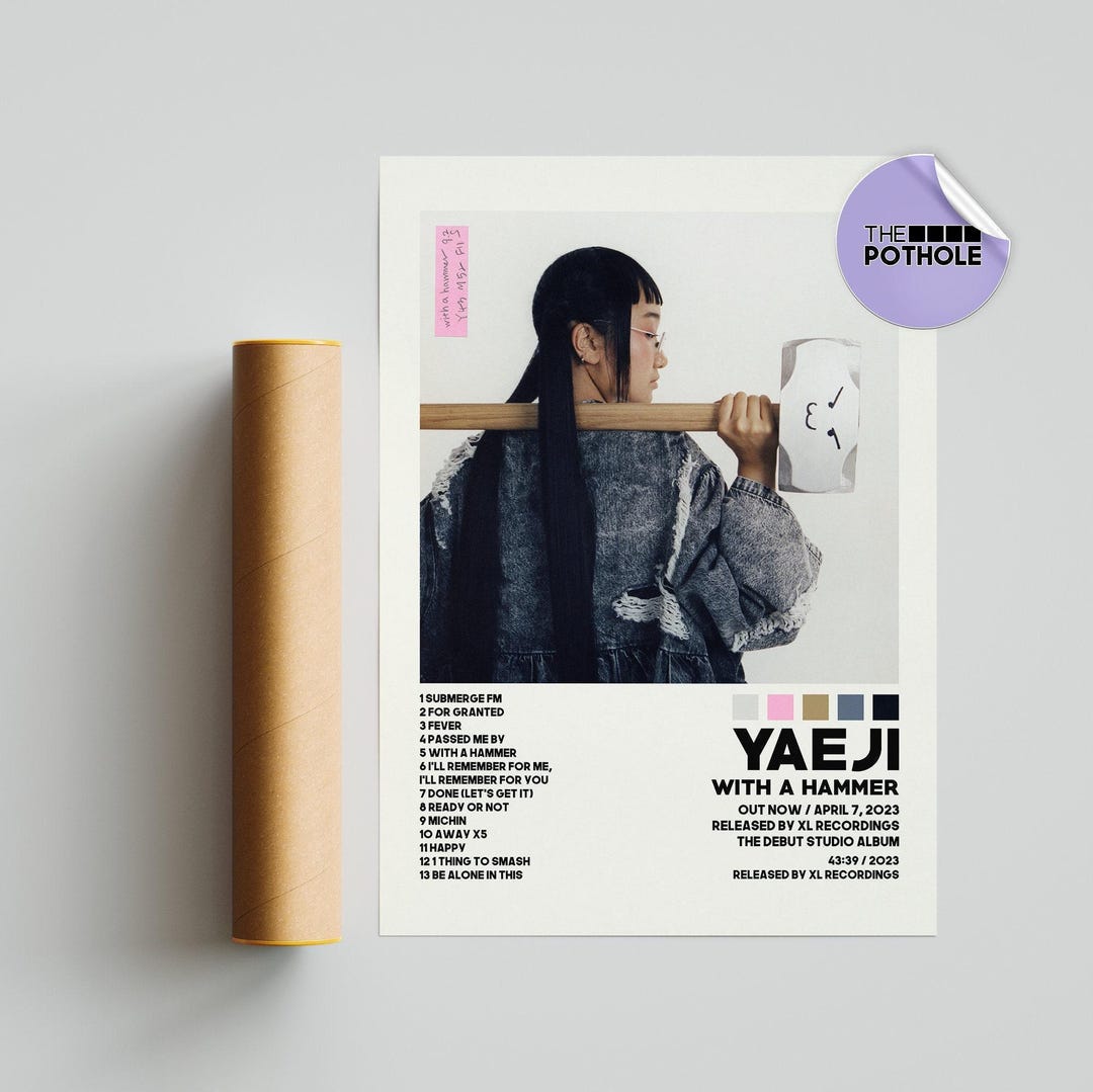 Yaeji Posters / With a Hammer Poster, Yaeji, With a Hammer, Album Cover ...