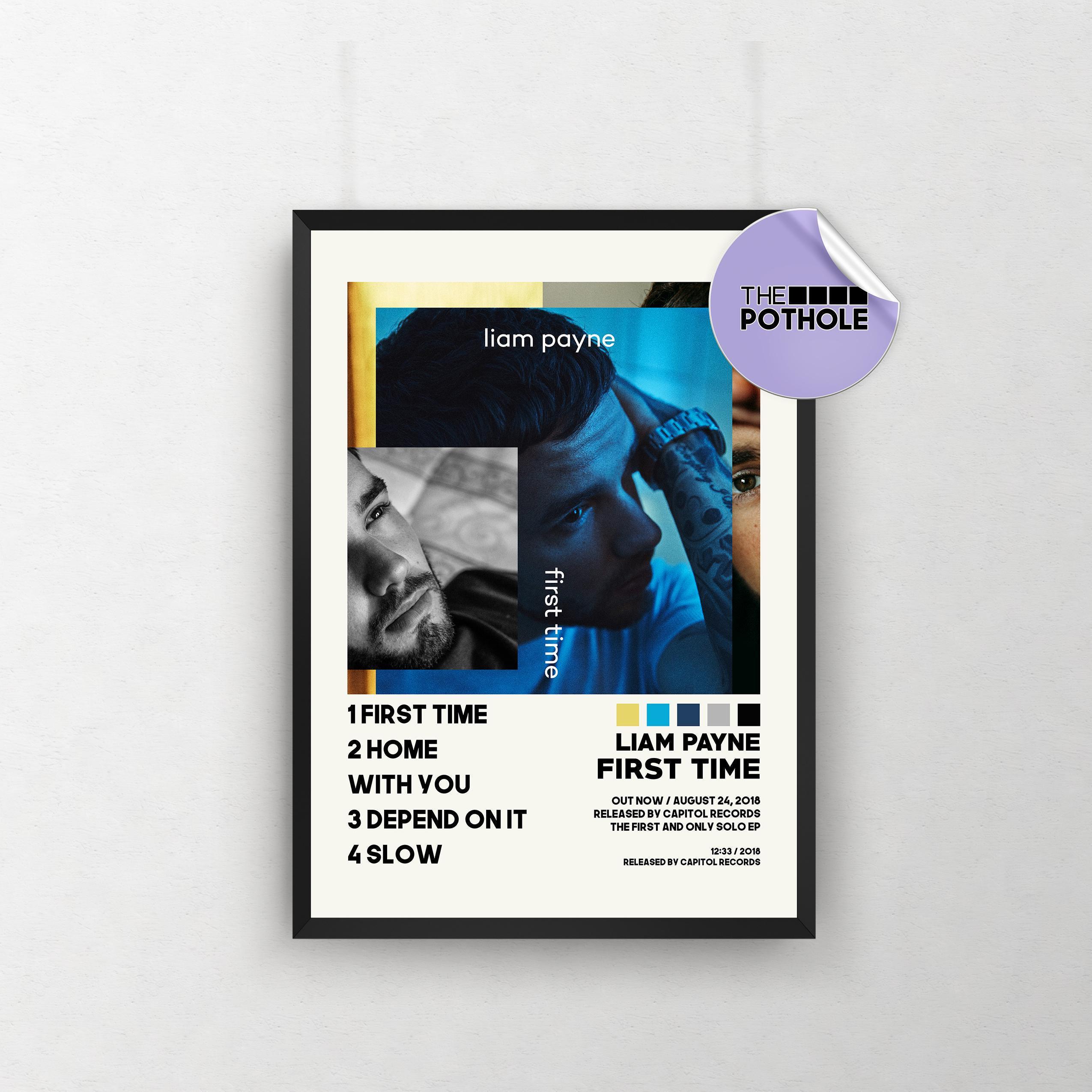 Liam Payne Posters / First Time Poster, Album Cover Poster / Poster ...