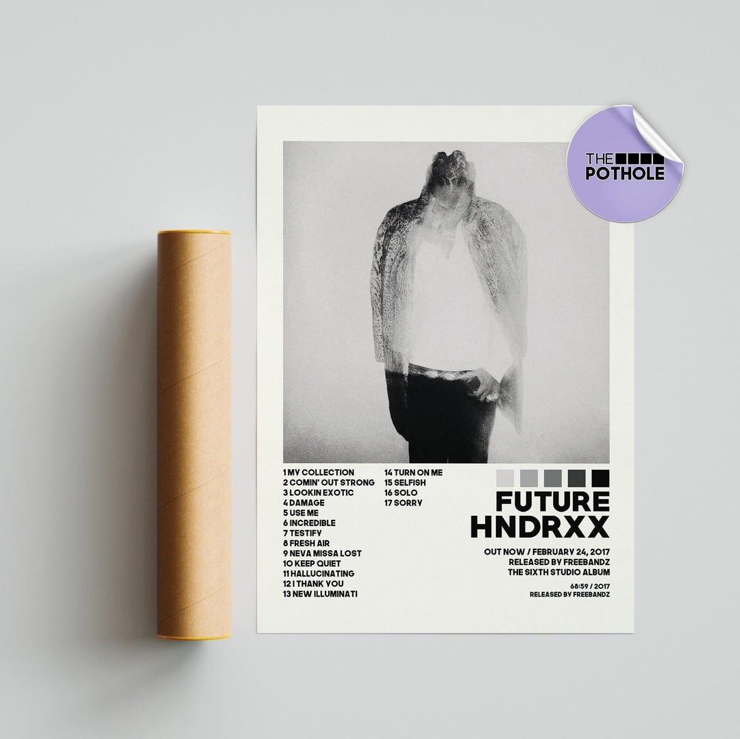 Future Posters / Hndrxx Poster / Hndrxx, Tracklist Poster, Album Cover ...