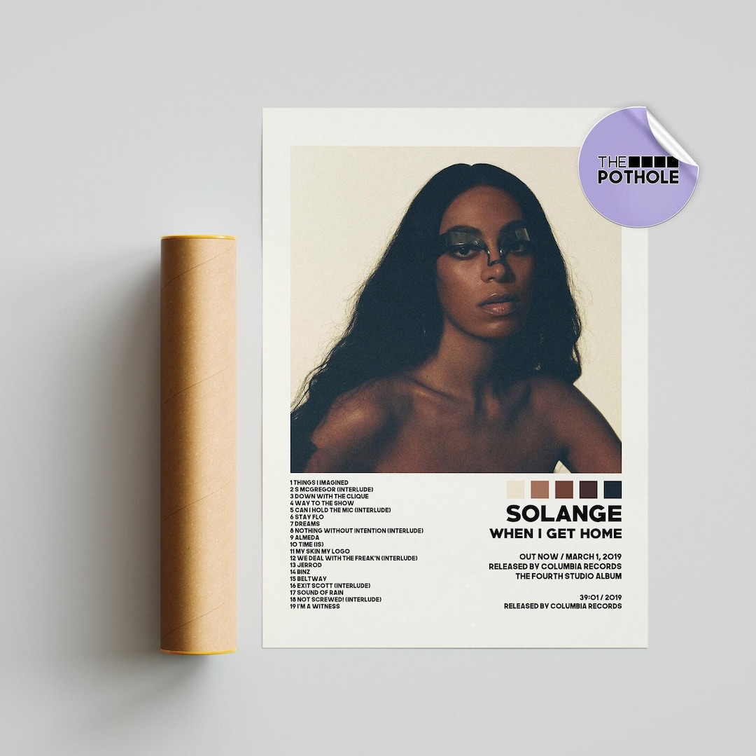 Solange Posters When I Get Home Poster, Solange, Tracklist Album Cover ...