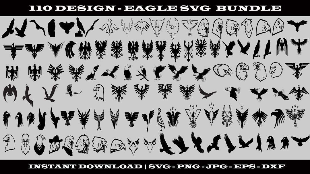 Adler SVG Bundle,Adler PNG Bundle,Adler Clipart,Adler Vektor ...