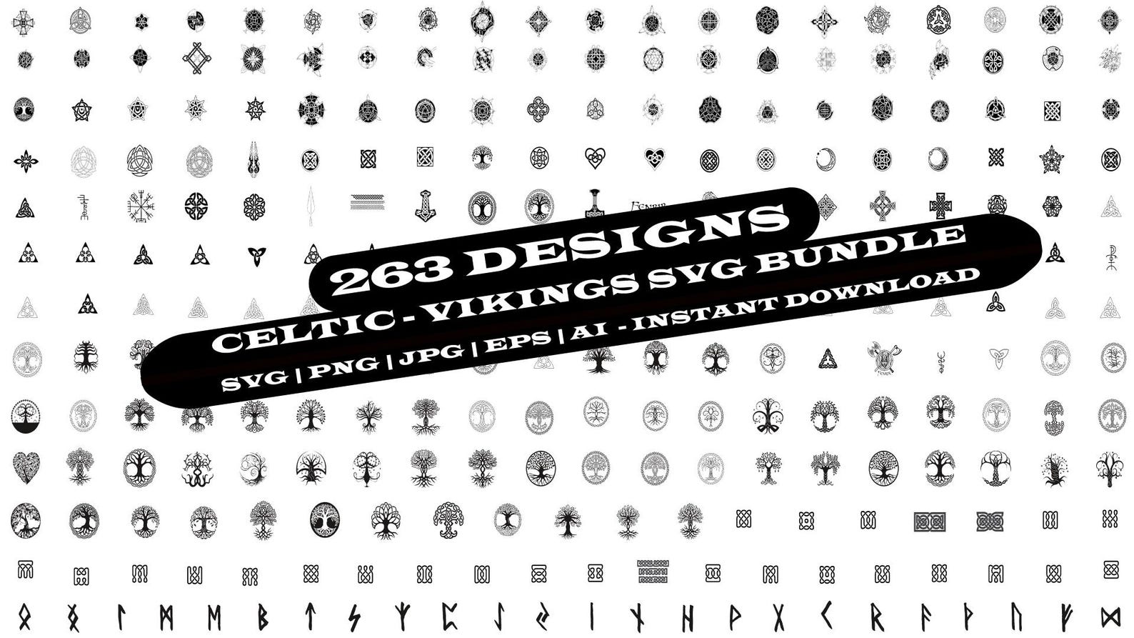 Vikings Svg Bundle, Celtic Svg Bundle,celtic Knot Svg,celtic Tree Svg ...