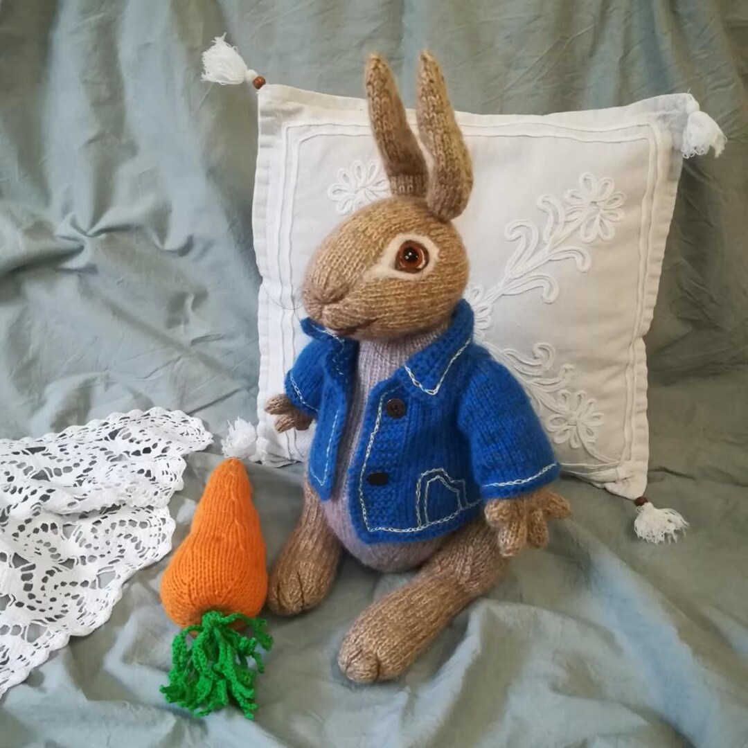 Peter Rabbit Knitting Pattern | Pixelatedpalsstudio - Etsy
