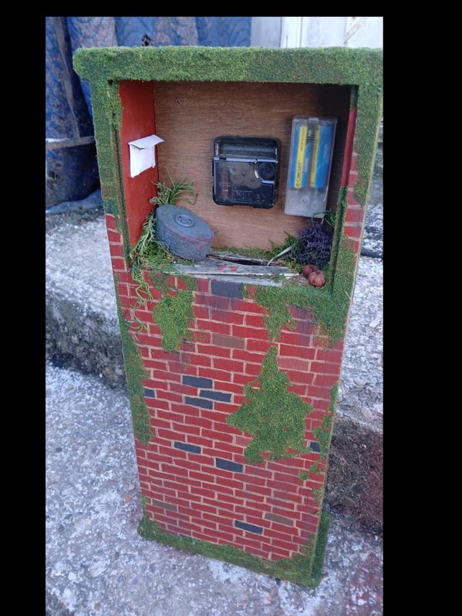Abandoned Fallout Shelter Themed Clock and Miniature Diorama - Etsy
