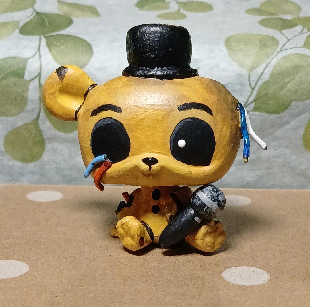 Littlest Pet Shop FNAF Custom Withered Golden Freddy - Etsy