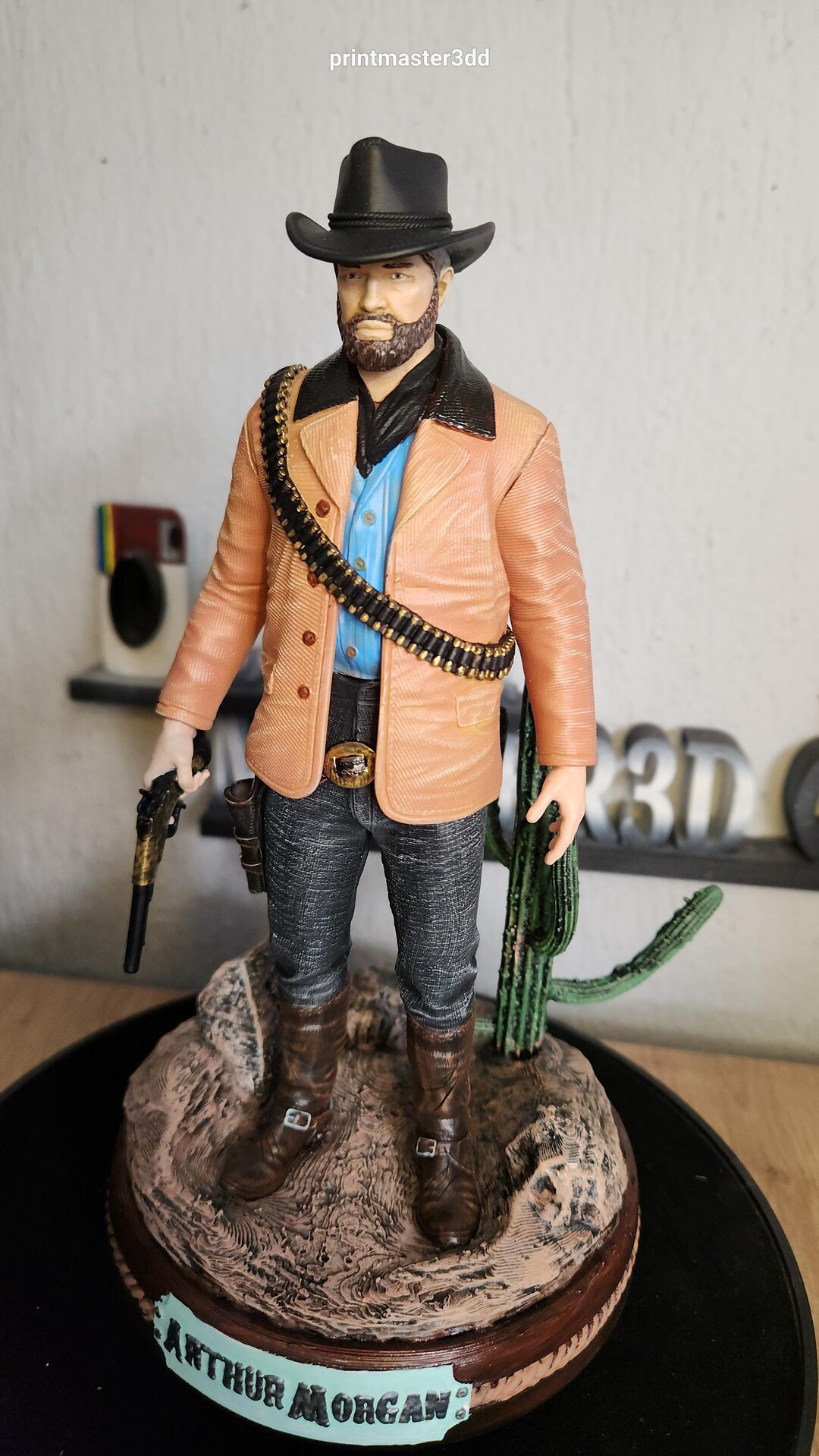 ARTHUR MORGAN From Red Dead Redemption 2 Hand-painted Red Dead ...