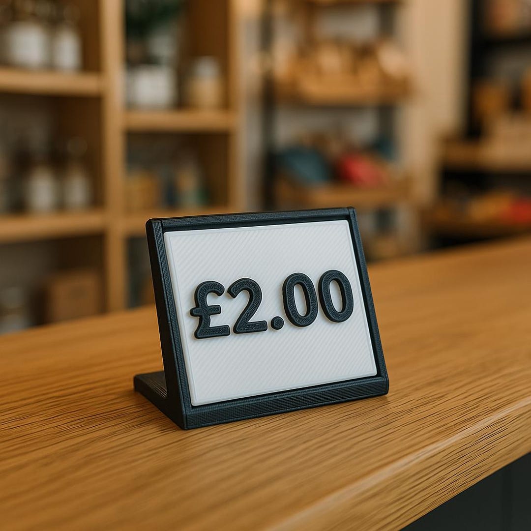 Market Stall Price Display Kit, Craft Fair Pricing Signs, Retail Price ...