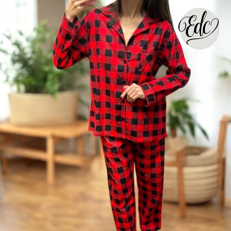 Red Checker Pajama Pants - Etsy