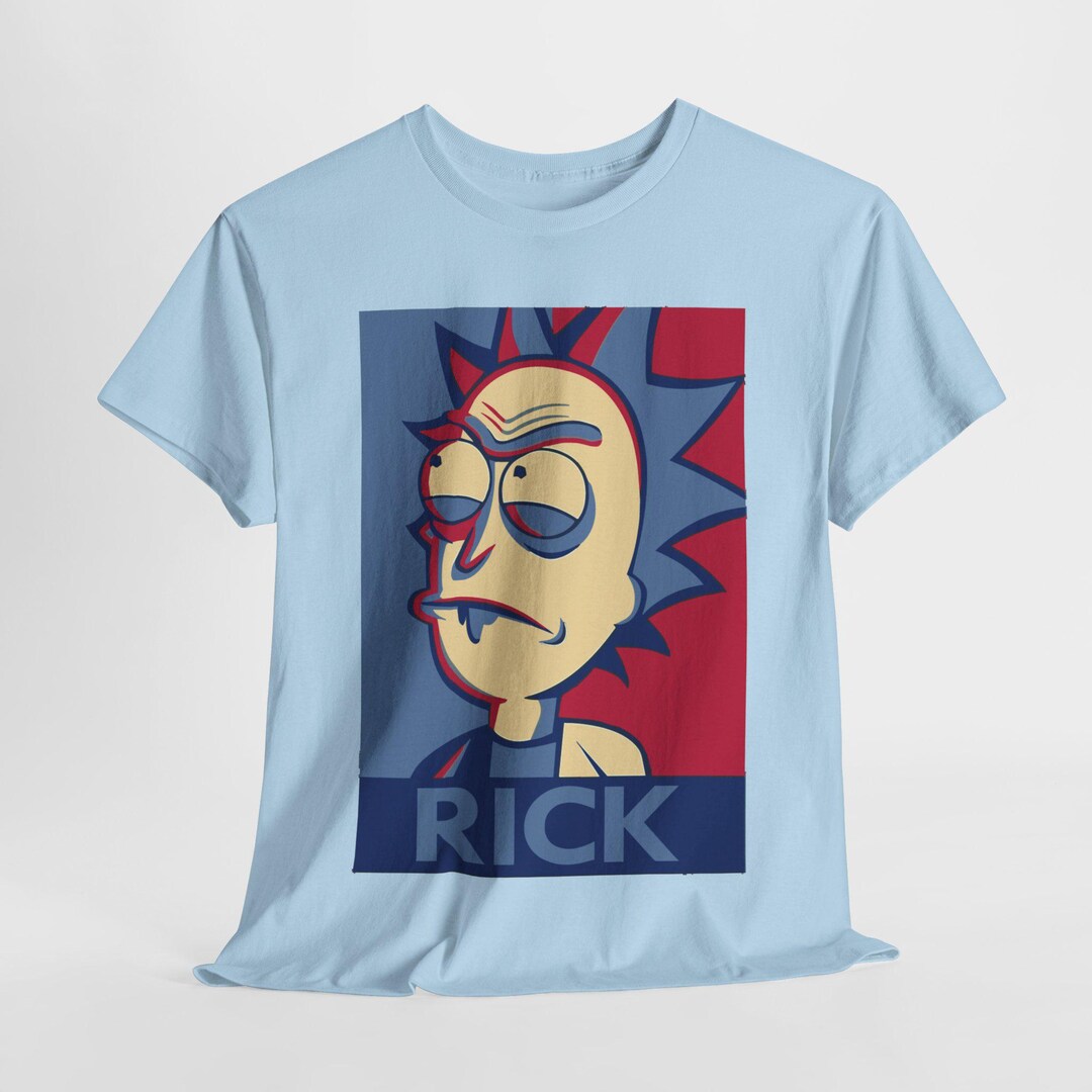 Rick and Morty Unisex Tee, Rick Sanchez T-shirt, Adult Swim Cartoon ...
