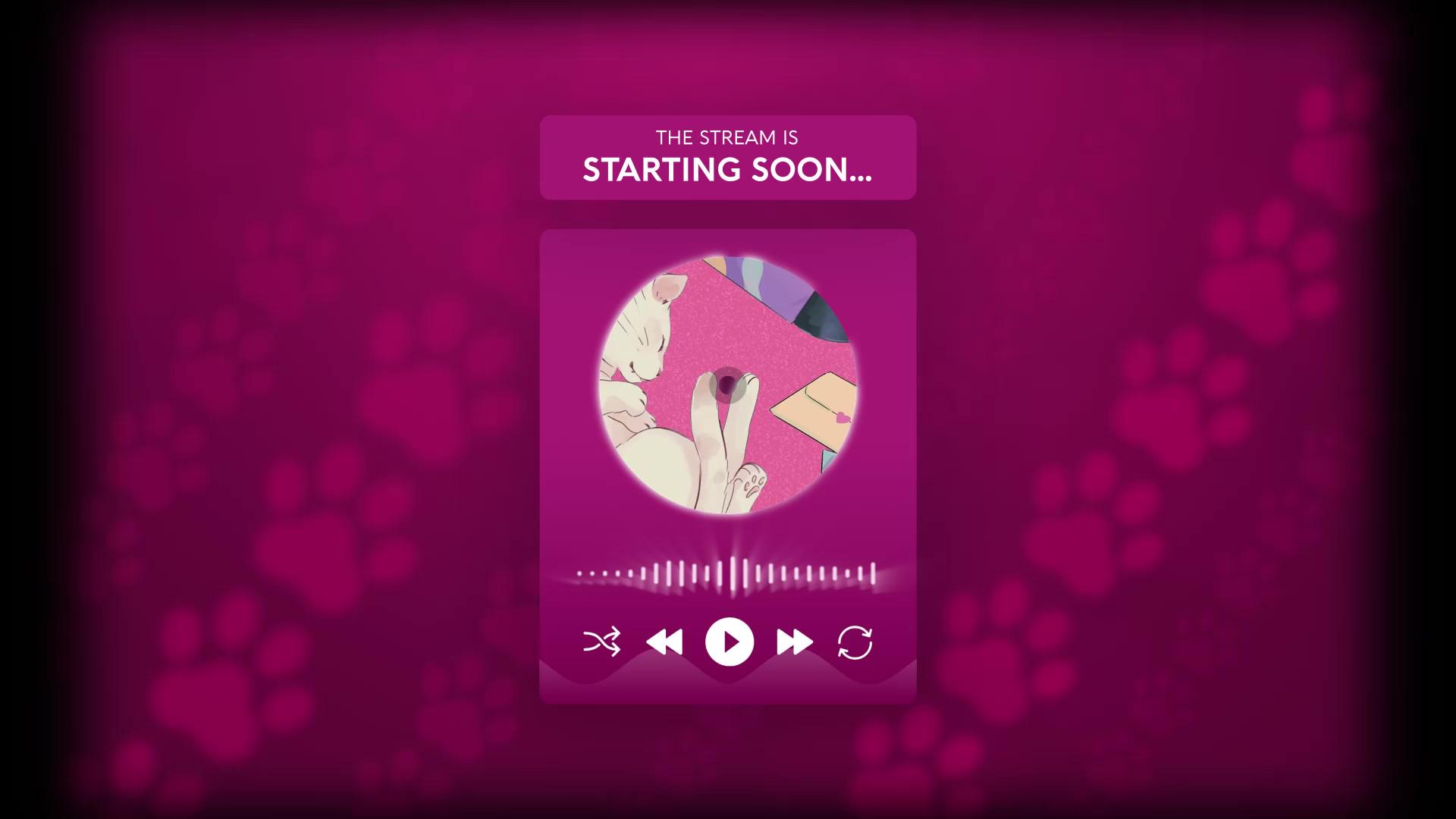 Magenta Gaming Screens // Twitch Screens // Starting Soon Screen // Be ...