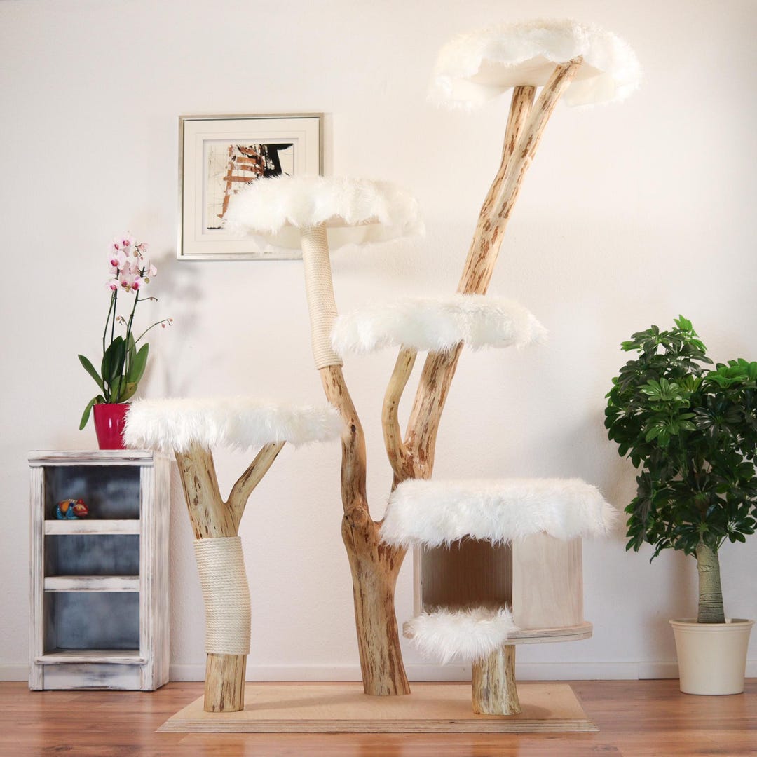 Natural Scratching Post Unique 207 Cm Natural Scratching Post - Etsy