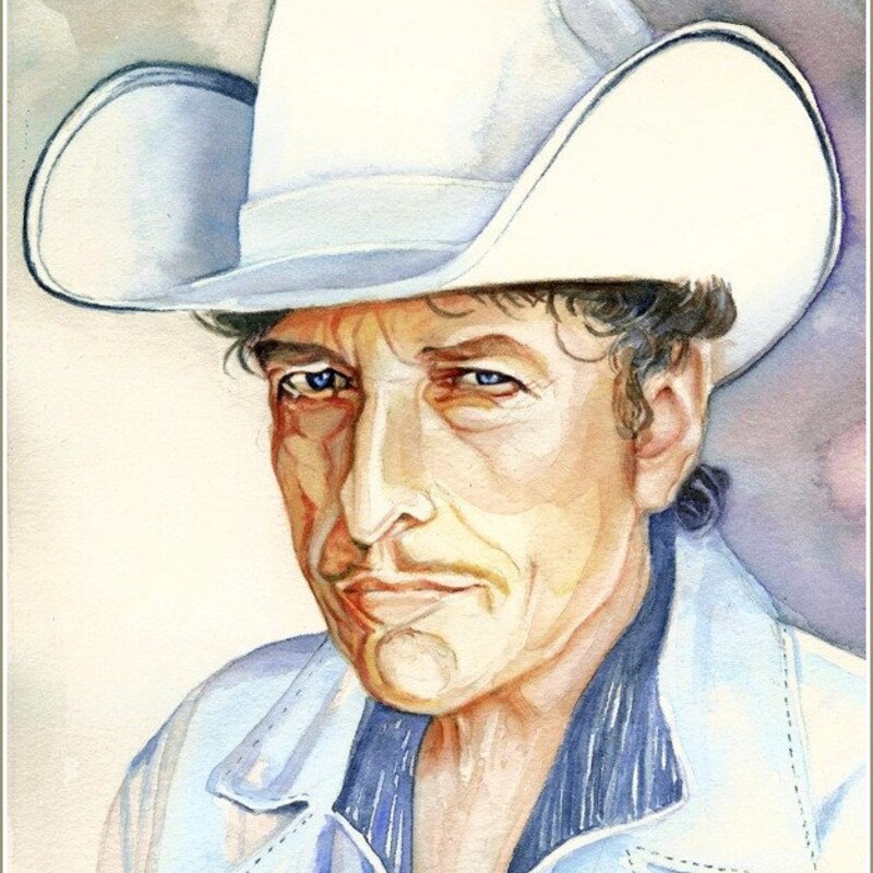Bob Dylan Portrait - Etsy