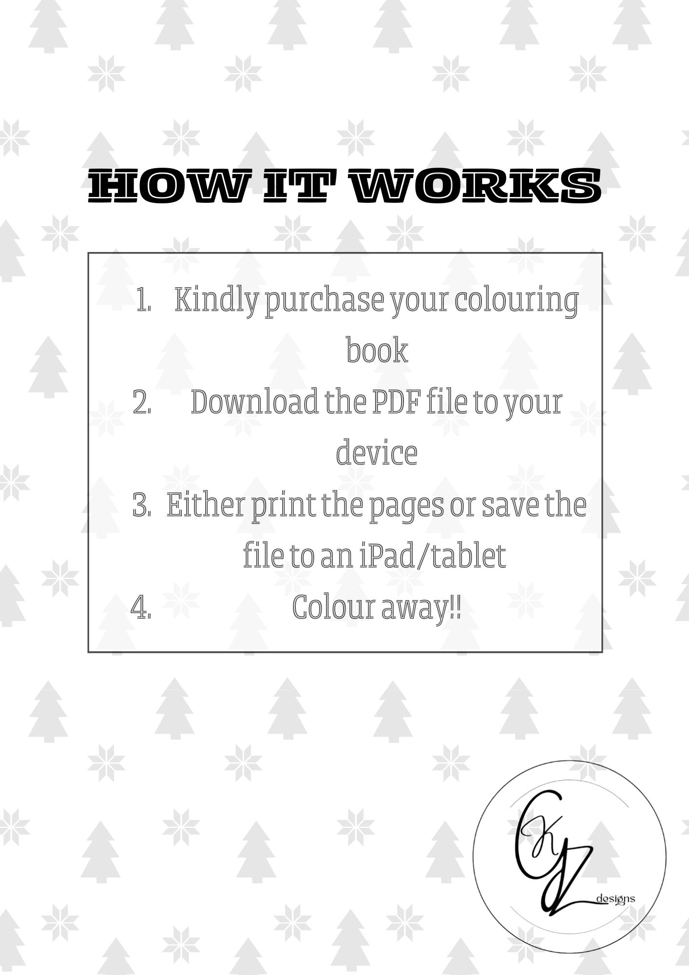 Printable Christmas Coloring Pages for Kids - Fun & Creative Digital ...