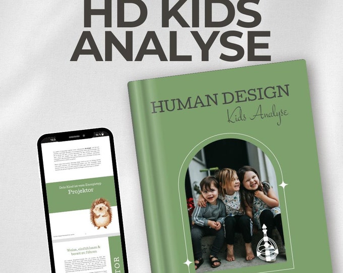 Personalisiertes Human Design Affirmationskartenset für Kinder ...